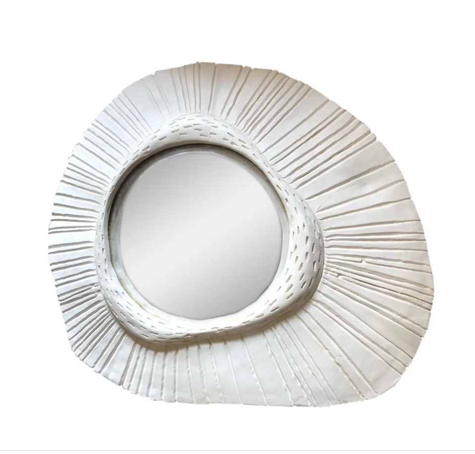 Buy Handcrafted Plaster Mirrors from Paris | Julie & Ev